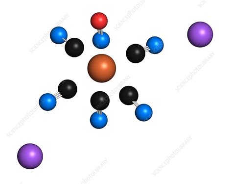 Sodium Nitroprusside Drug Molecule Stock Image F0120902 Science