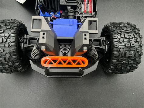 Just Bash It Rc Mini Maxx 3d Printed Bumper Supports Orange Evs Hobbies Usa