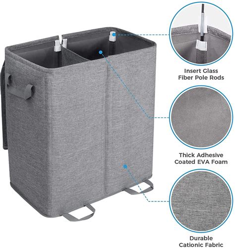 Double Laundry Hamper With Lid Laundry Bags Manufacturer And Supplier