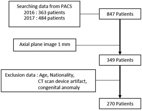 flow chart of inclusion and exclusion data patients download