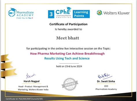 Certifiedprofessional Careergrowth Meet Bhatt