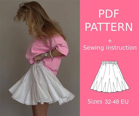 Pattern Skirt With Wedges Skirt With Wedges Skirt Patterns Mini Skirt Pattern Womens Sewing