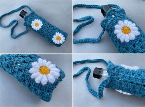 Free Crochet Bottle Cover Patterns Crochet Water Bottle Holder