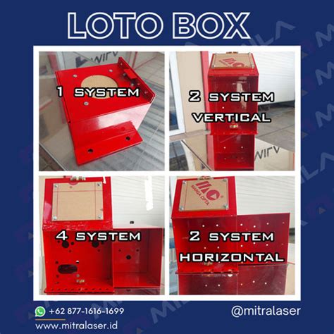 Jual Preoder Loto Box Safety Device Loto Box 1 System Kab Tangerang Mitra Laser Shop