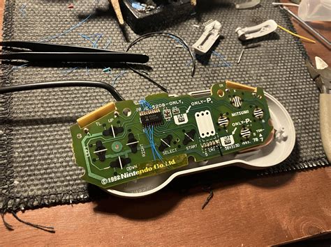 Snes Controller Converted For Gamecube Use Via Pico Pi R Gamecube