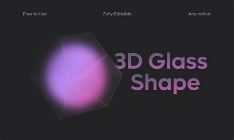 3d Glass Shape Fully Made In Figma Figma