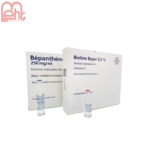 آمپول بیوتین و بپانتن مهرشاپ