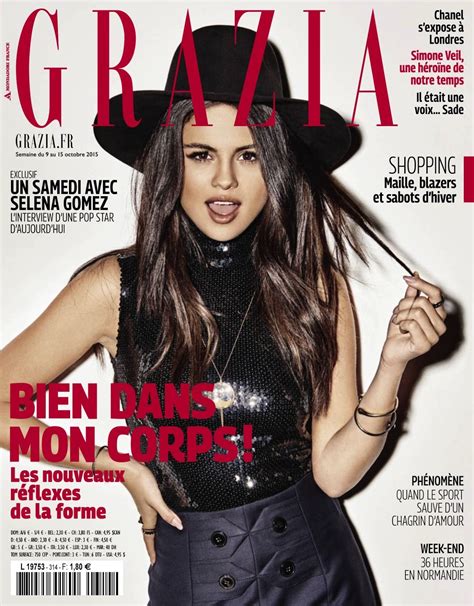 Tblog130241 Actress Singer Selena Gomez Grazia France October 2015