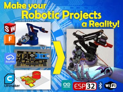 Professional Robotic Project With Arduino ESP NodeMCU PCB D