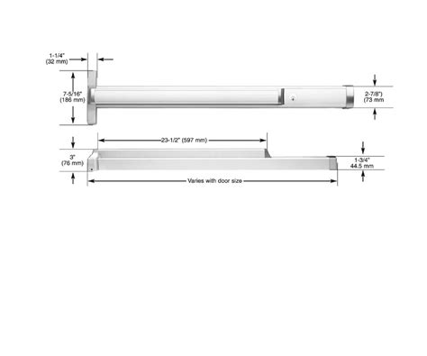 Jackson 31 2086 Concealed Vertical Rod Exit Device
