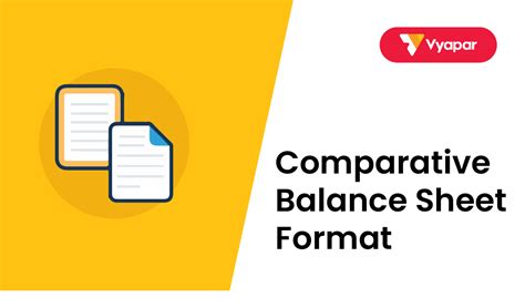 Comparative Balance Sheet Format Free Download