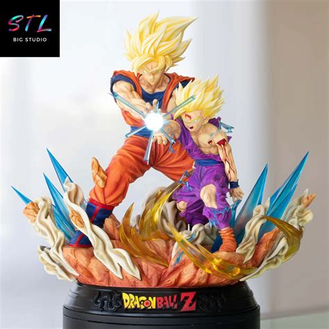 🔥 Goku Y Gohan Kamehameha Stl Figura 3d Dragon Ball Z