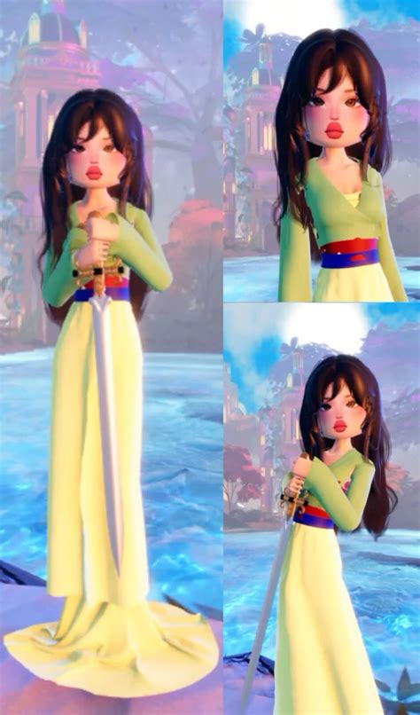 Dress To Impress Disney Princess Mulan Vip Dress Dress To Impress