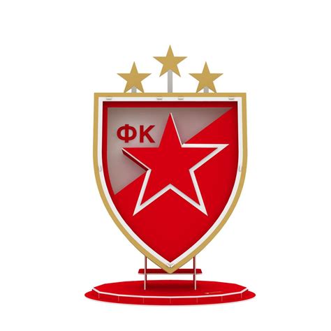 3d Puzzle Grb Fk Crvena Zvezda Online Prodaja Ananas