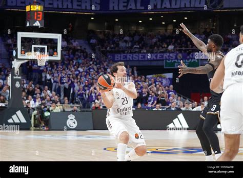 Euroleague Basketball Match Real Madrid Vs Dubai Basketball At Movistar