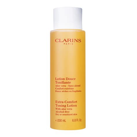 Clarins Extra Comfort Toning Lotion With Aloe Vera Alcohol Free For Dry