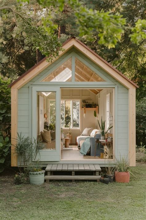 Convert Shed Into A Tiny House Transforming Outdoor Spaces Into Cozy