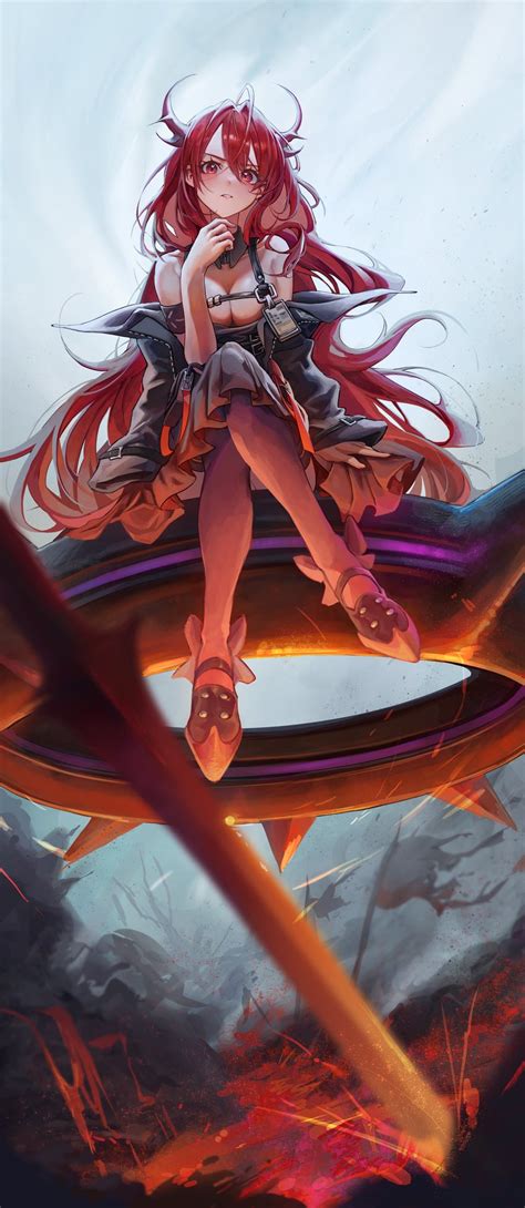 Surtr Arknights Drawn By Hach190 Danbooru