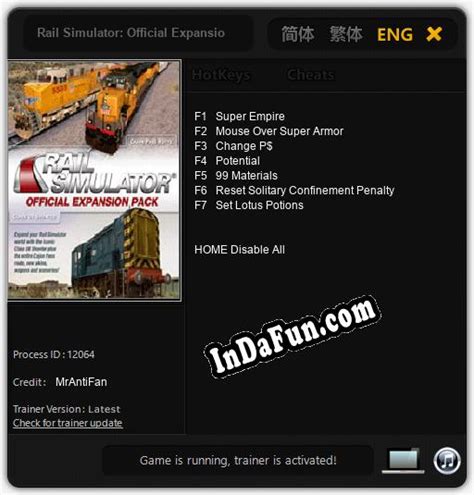 Rail Simulator Official Expansion Pack Trainer 7 V14 Free