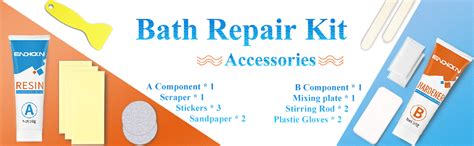 Bath Repair Kit White Endhokn Enamel Porcelain Acrylic Fiberglass