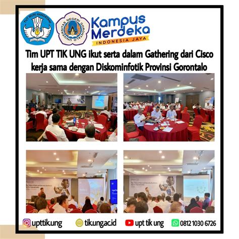 Tim Upt Tik Ung Ikut Serta Dalam Gathering Dari Cisco Kerja Sama Dengan