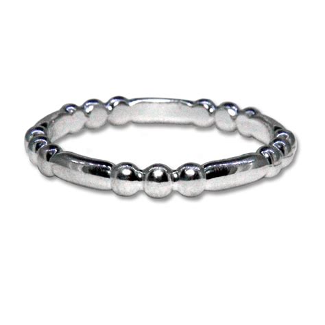 Layer And Stack Bead And Bar Stacker Ring