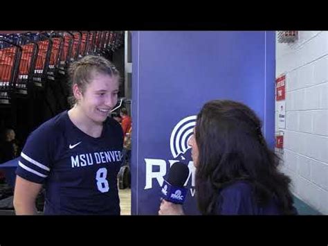 Msu Denver Post Game Interviews Rmac Semifinals Youtube