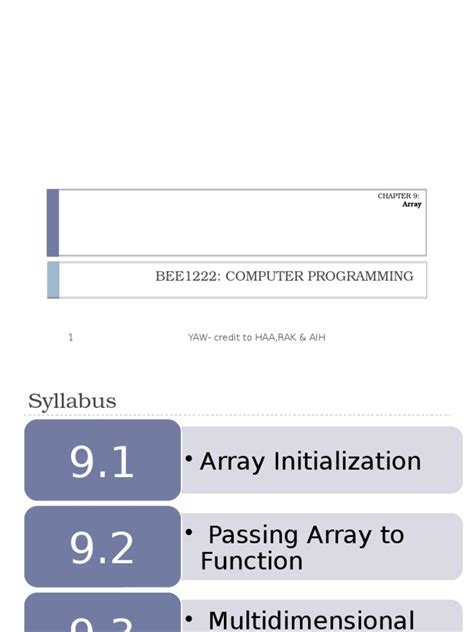 Chapter 9 Array Download Free Pdf Array Data Structure String Computer Science