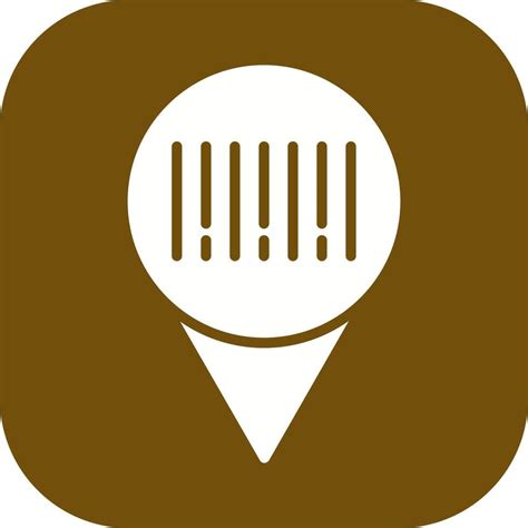 Barcode Location Icon Design 52682804 Vector Art At Vecteezy
