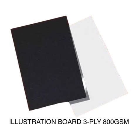 3 Ply 800gsm Illustration Board 181412 10 Pieces Shopee Philippines