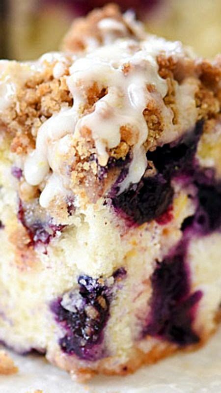 Best Ever Lemon Glazed Blueberry Buckle Recipe Foodiecrush Recipe