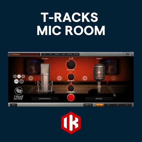 Ik Multimedia T Racks Mic Room Producer Spot