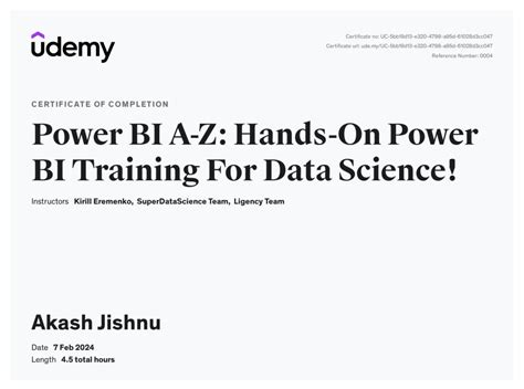 Akash Jishnu On Linkedin Udemy Course Completion Certificate