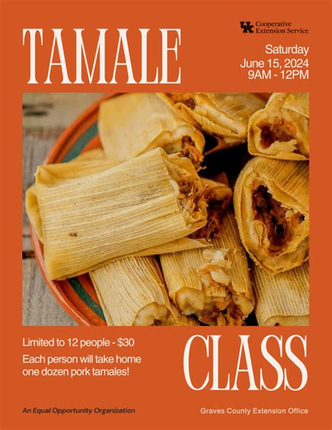 Tamale Class Mayfield Graves County Tourism Commission
