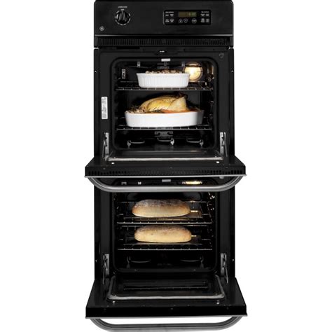 Ge 24 In Self Cleaning Smart Double Electric Wall Oven Stainless Steel