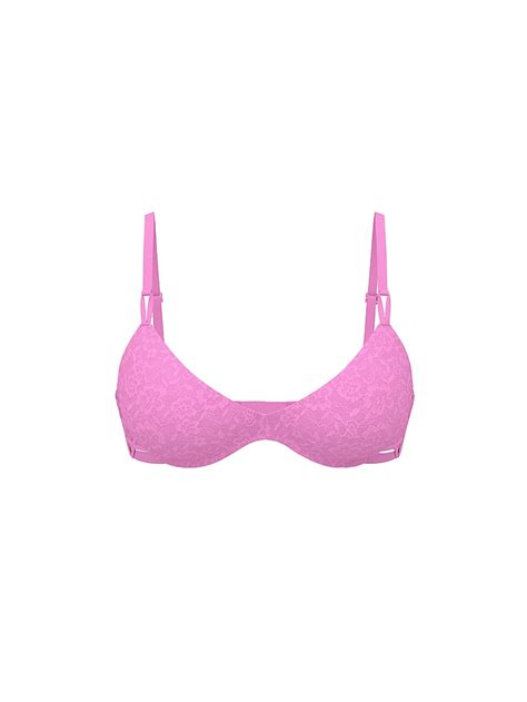Buy Sexy Tee Lacie Lace Up Wireless Push Up Bra Pink Lilac Order