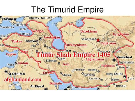 Tamerlane Empire Map Conquests Of Tamerlane 1360 1405 War History
