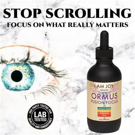 Ormus Fusion Focus I Am Joy Brand