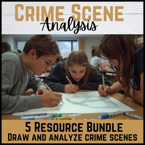 Crime Scene Analysis Investigation Bundle Forensic Analysis 5 Crime