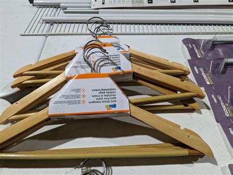 Huge Lot Of Brand New Closet Organizing Items Hangers Brackets