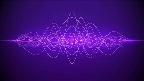 1920x1080px 1080p Free Download Sound Wave Abstract Purple Color