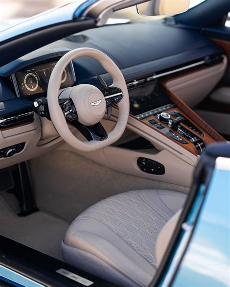 Aston Martin Db12 Volante In Caribbean Blue Pearl