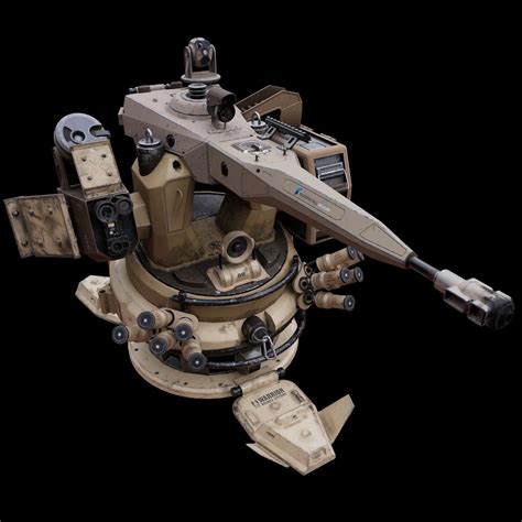 Artstation 35mm Anti Aircraft Turret