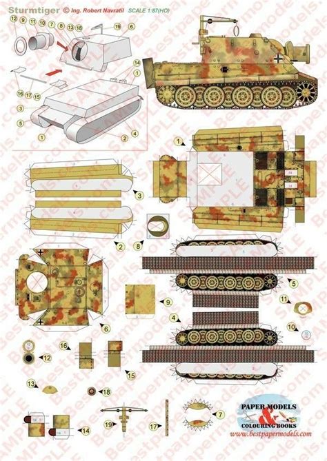 Papercraft Stumtiger Artofit