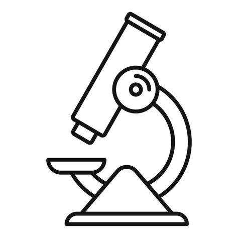 Premium Vector Microscope Exploration Icon Outline Microscope Exploration Vector Icon For Web
