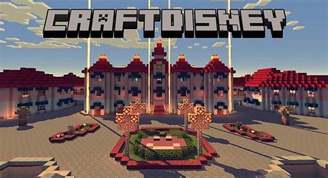 Craftdisney A Reproduction Of Disneyland Paris On Minecraft [en