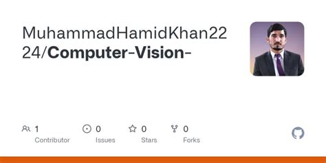 Muhammad Hamid Khan On Linkedin Computer Vision Computervision Projectipynb At Main