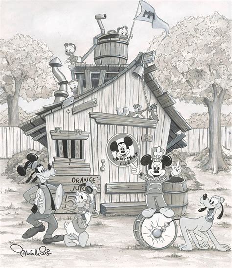 Mickey Mouse Clubhouse Coloring Pages