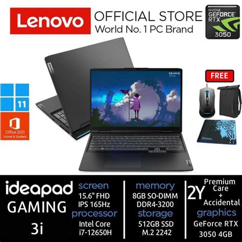 Jual Lenovo Ideapad Gaming 3i 15iah7 F0id Laptop Gaming Core I7 12650h 8gb 512gb Ssd Rtx3050