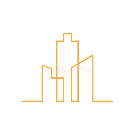 Modern City Skyline Vector Illustration In Flat Design Stock Vector